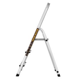 TOUGH MASTER® Household Aluminium Step Ladder Multi-Purpose with 150kg ...